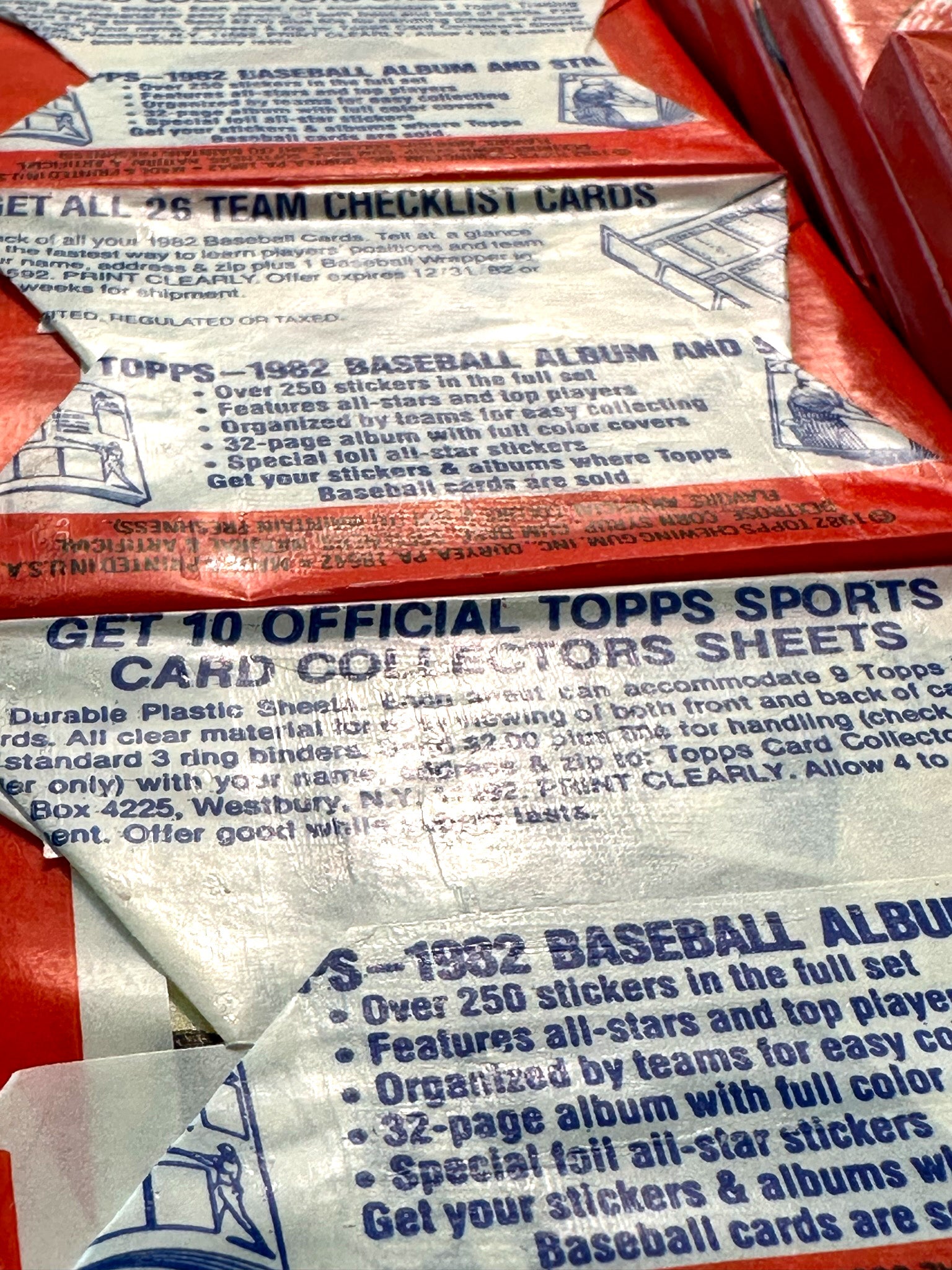 1982 Topps Baseball Wax Packs – Retro Wax Pack