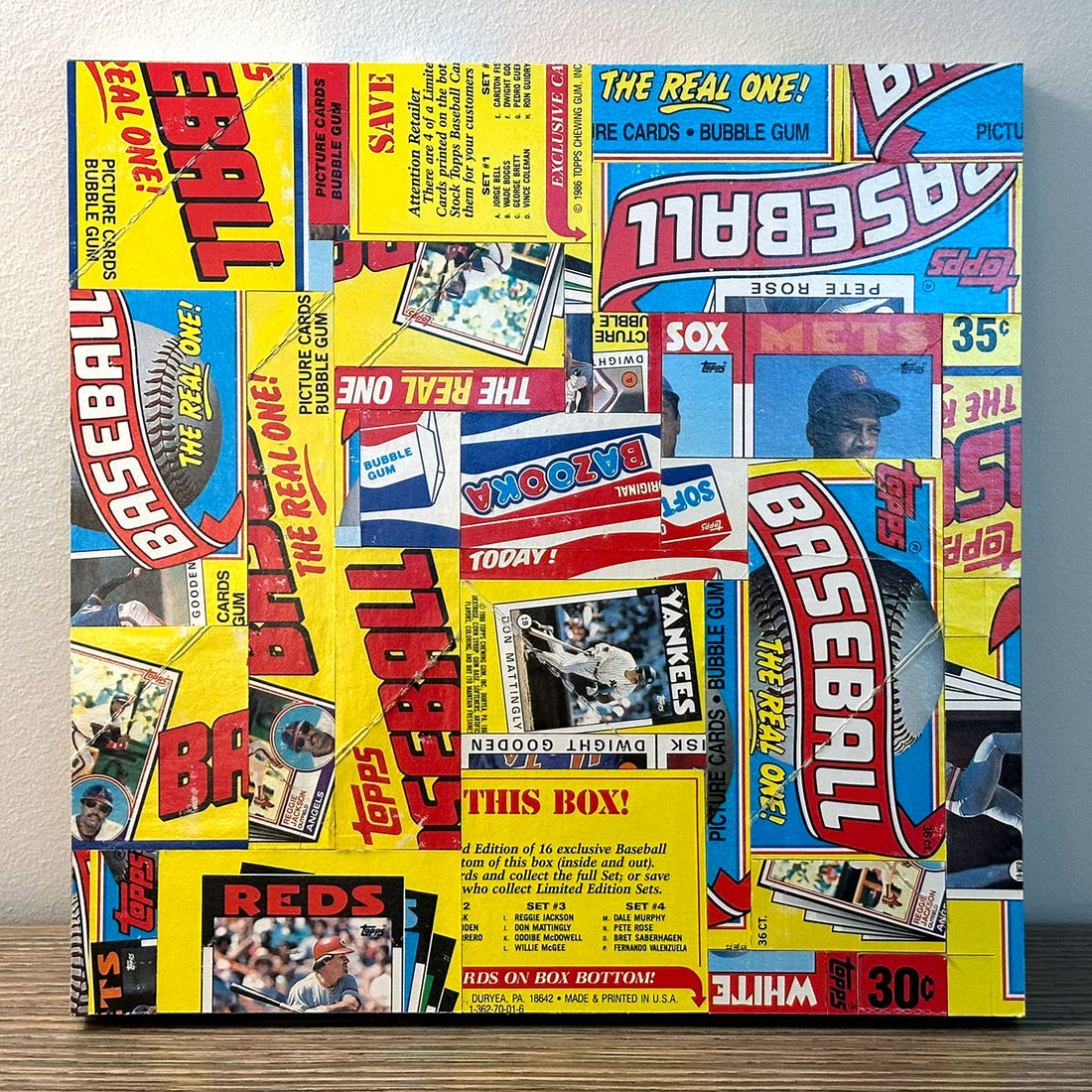 Display Box Art - "Hey Kids, Save This Box!" – Retro Wax Pack